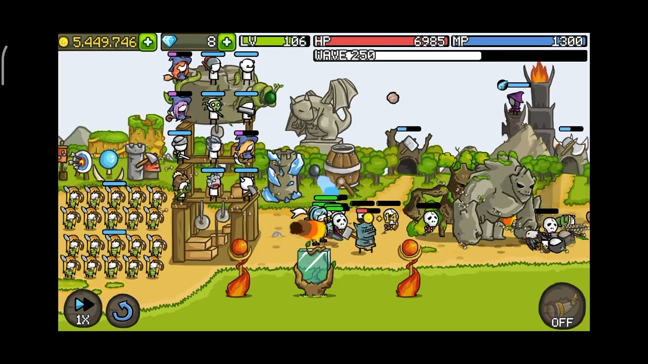 Grow Castle - Tower Defense Level 106 1 - YouTube