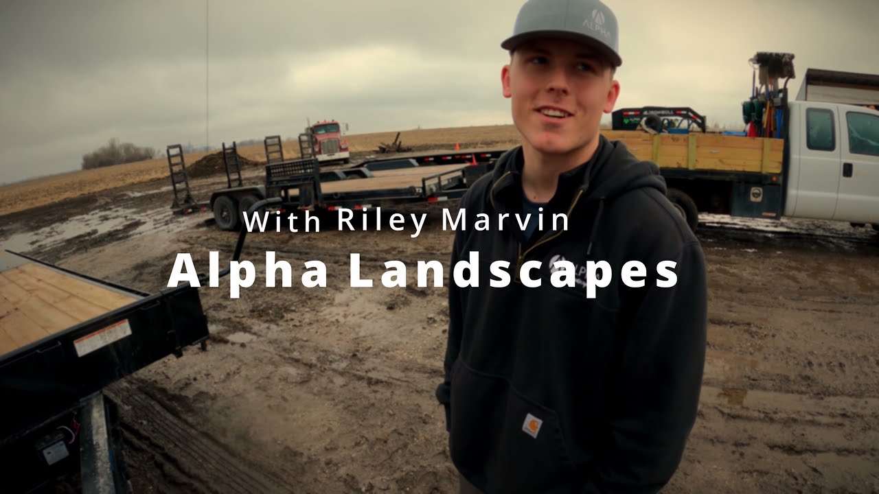 Alpha Landscapes Iowa // Shop Tour, $5 million sales, 22years old - YouTube
