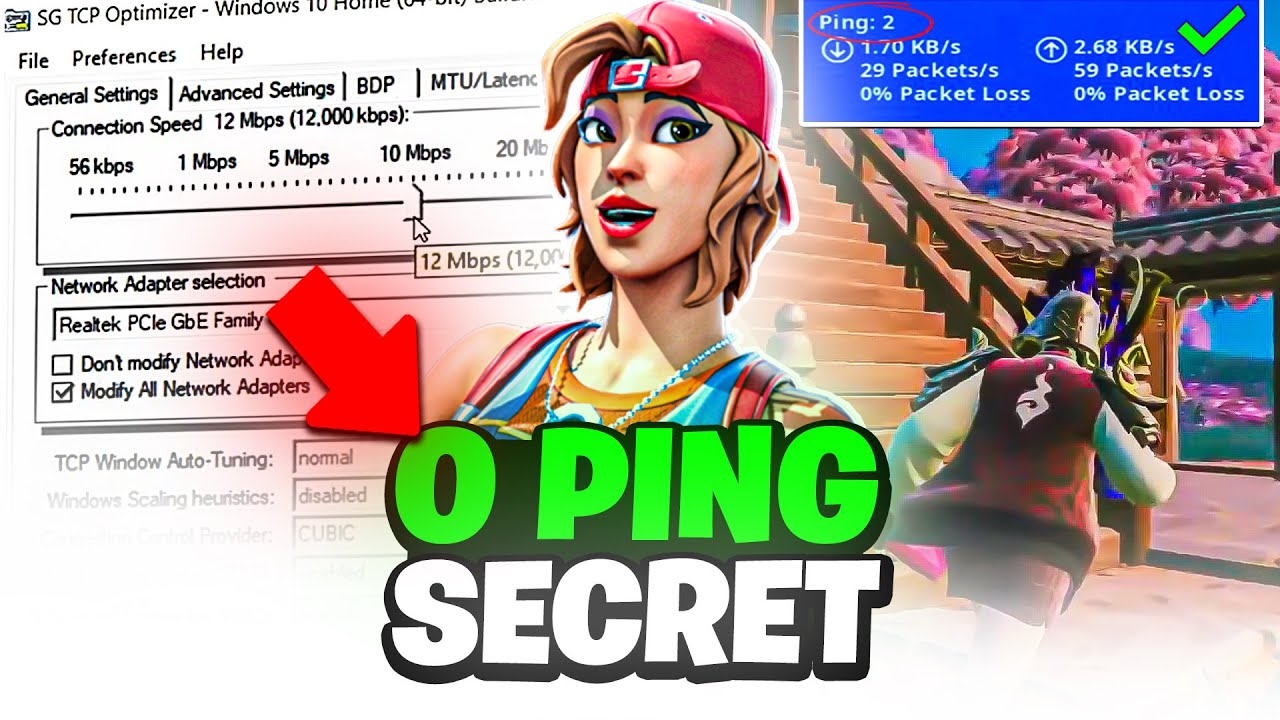 🔧 How I Got 0 Ping & ZERO Delay in Fortnite Chapter 6! 📶 Lower Your ...