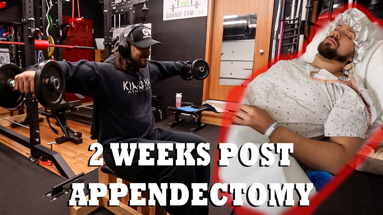First Workout Post Appendectomy! - YouTube