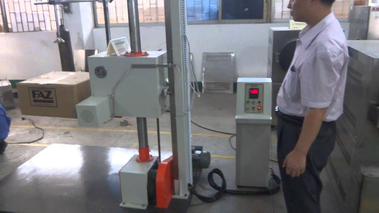 Drop Test Machine Face Falling Testing - YouTube