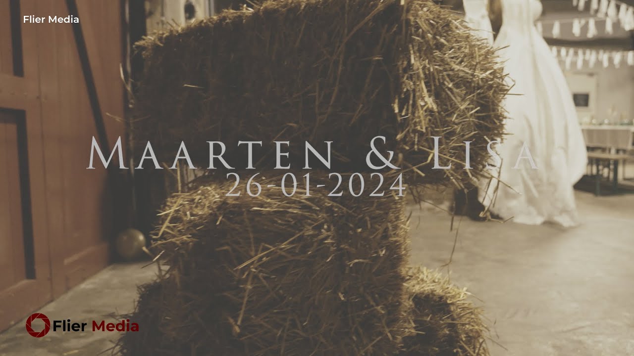 Maarten & Lisa Verhaar | 26-01-24 | Korte bruiloft film - YouTube