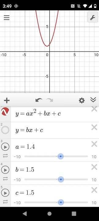 Exploring Quadratics in Desmos! #inquiry #iteachmath #maths #mathshorts ...