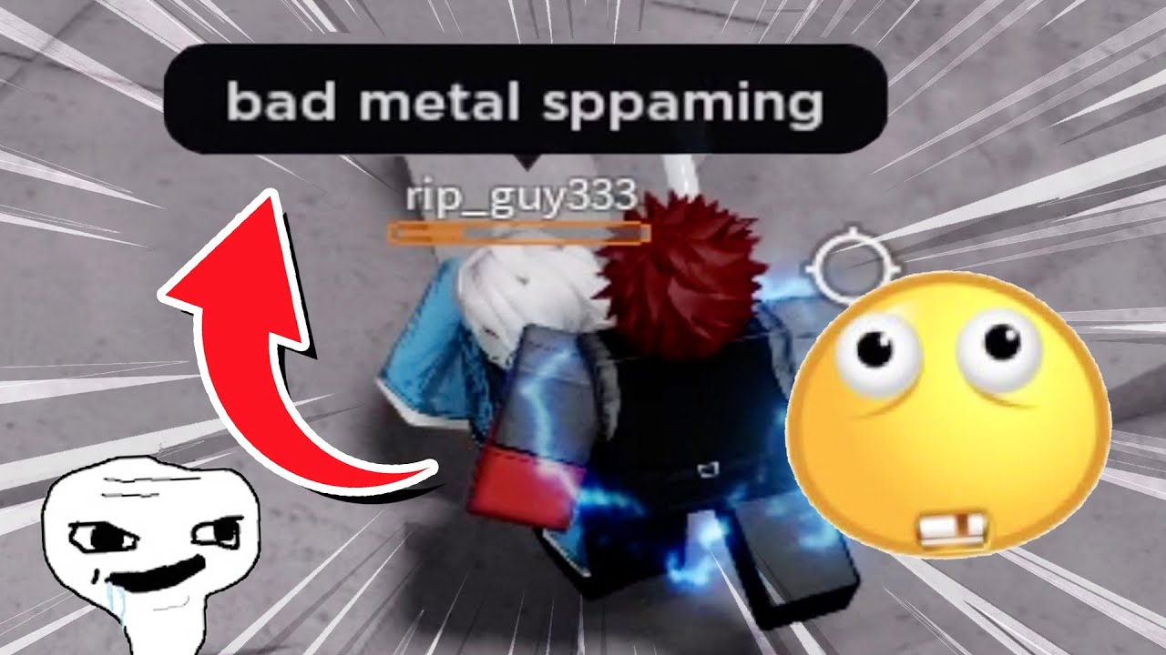 "bad metal spamming" (The Strongest Battlegrounds) - YouTube