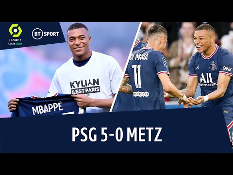 PSG vs Metz (5-0) | Mbappé Celebrates New Deal With Hat-Trick Display! 🔥 | Ligue 1 Highlights