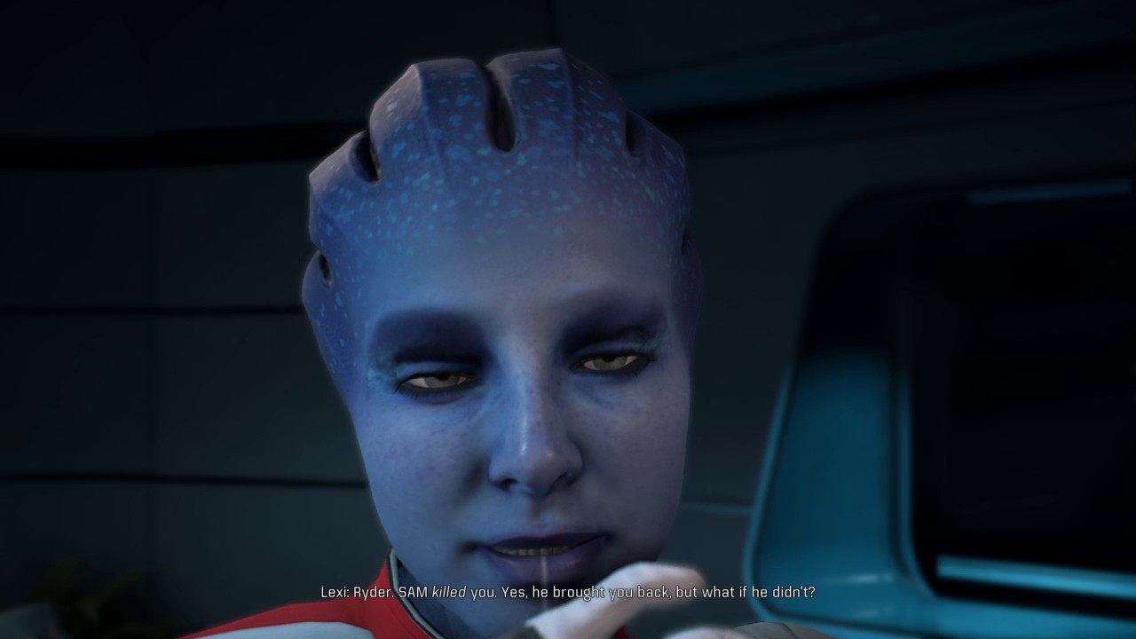 Mass Effect™ Andromeda (PS4) Disk Ryder and Lexi talk about SAM in the ...