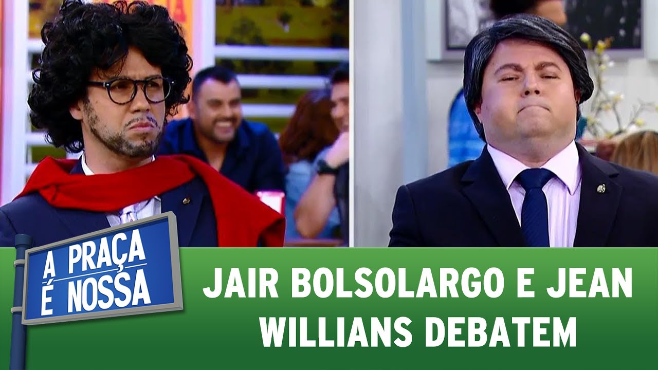 Jair Bolsolargo e Jean Willians debatem | A Praça É Nossa (20/07/17 ...