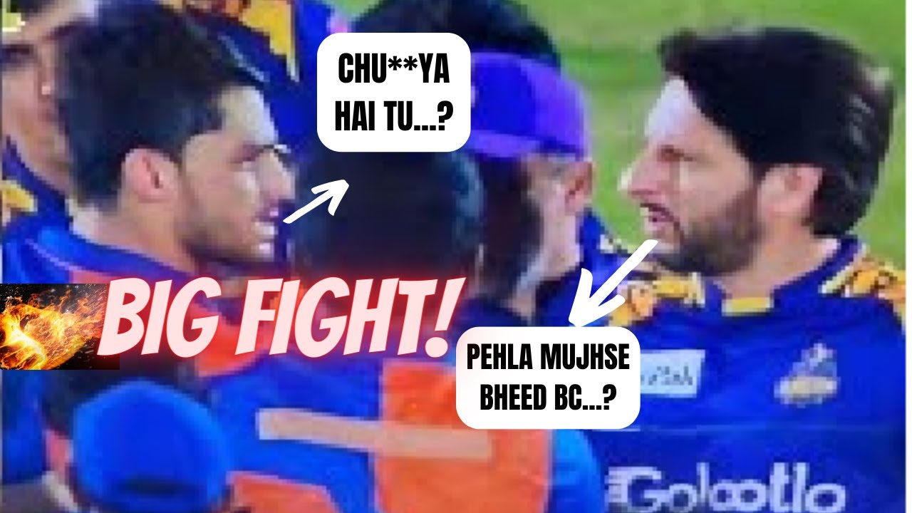 Watch: Shahid Afridi angry on Naveen ul Haq Surprising Response on Bold ...