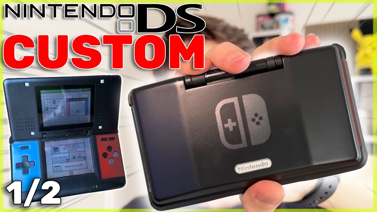 J'ai customisé ma DS aux couleurs de la SWITCH ! - YouTube