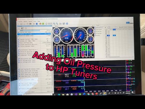 Adding Oil Pressure to my HP Tuners channels the easy way - YouTube