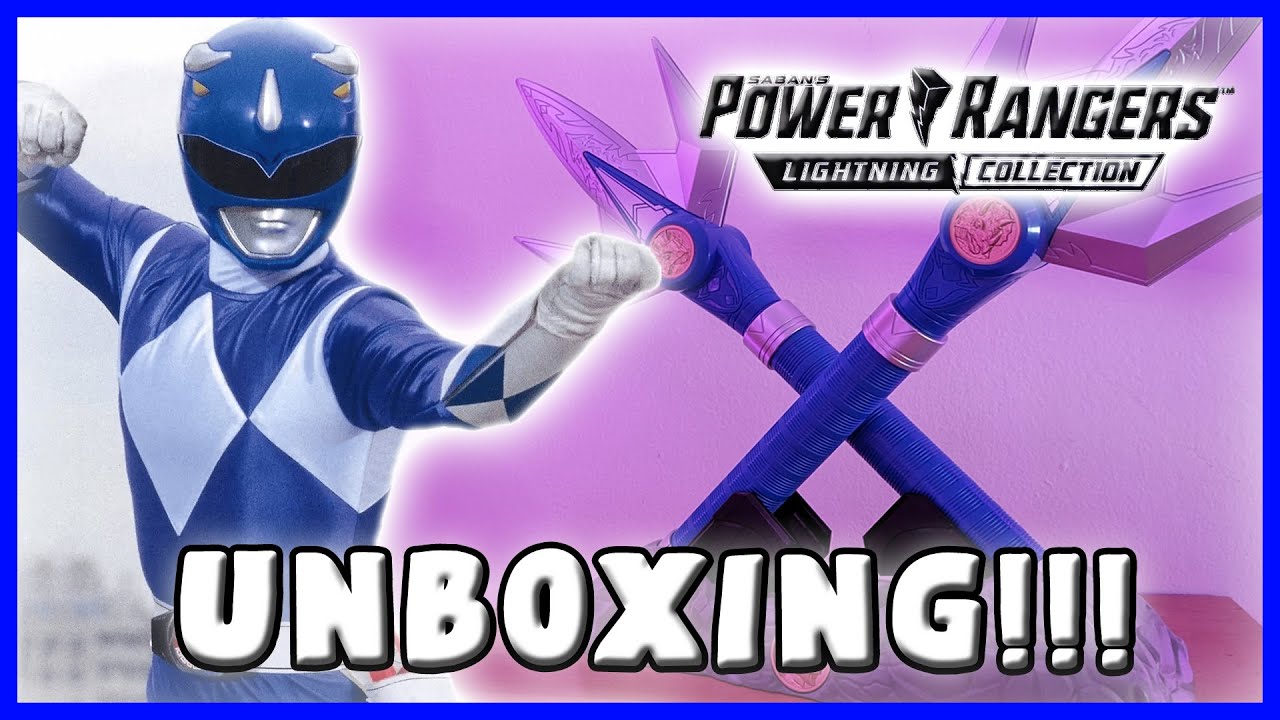 Mighty Morphin Power Rangers Lightning Collection Blue Ranger Power ...