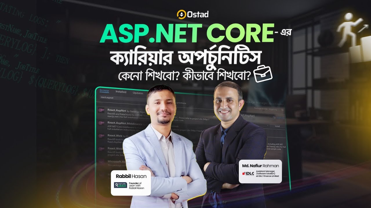 ASP. NET Core Career Track ।। Live Session ।। Ostad App - YouTube