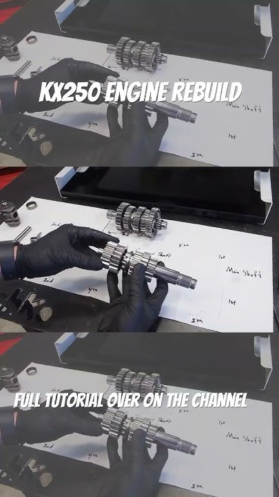 Learn to rebuild your KX250 two stroke bottom end 💨 - YouTube