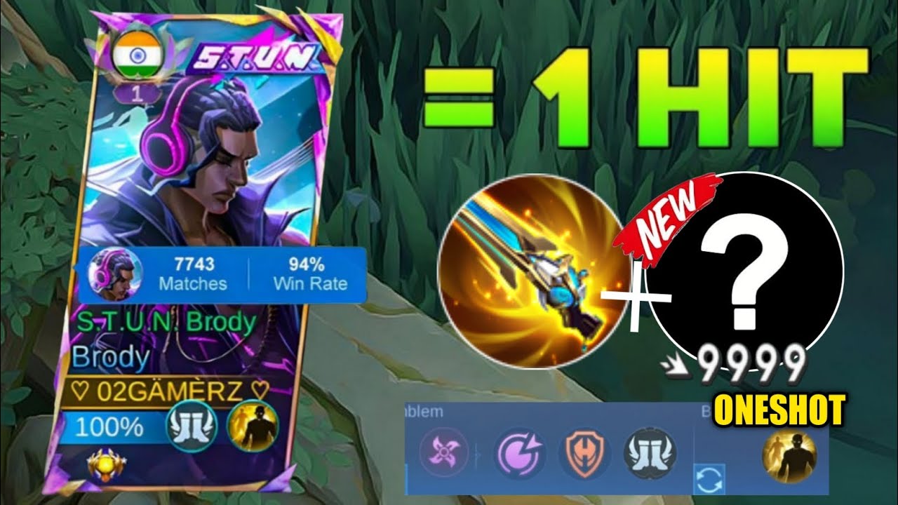 TOP 1 GLOBAL BRODY BEST 1 HIT BUILD 2025!🔥 - THE MOST BRUTAL DAMAGE ...