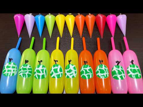 MAKING SLIME WITH PIPING BAG VS BALLOON ! SATISFYING VIDEOS #7655