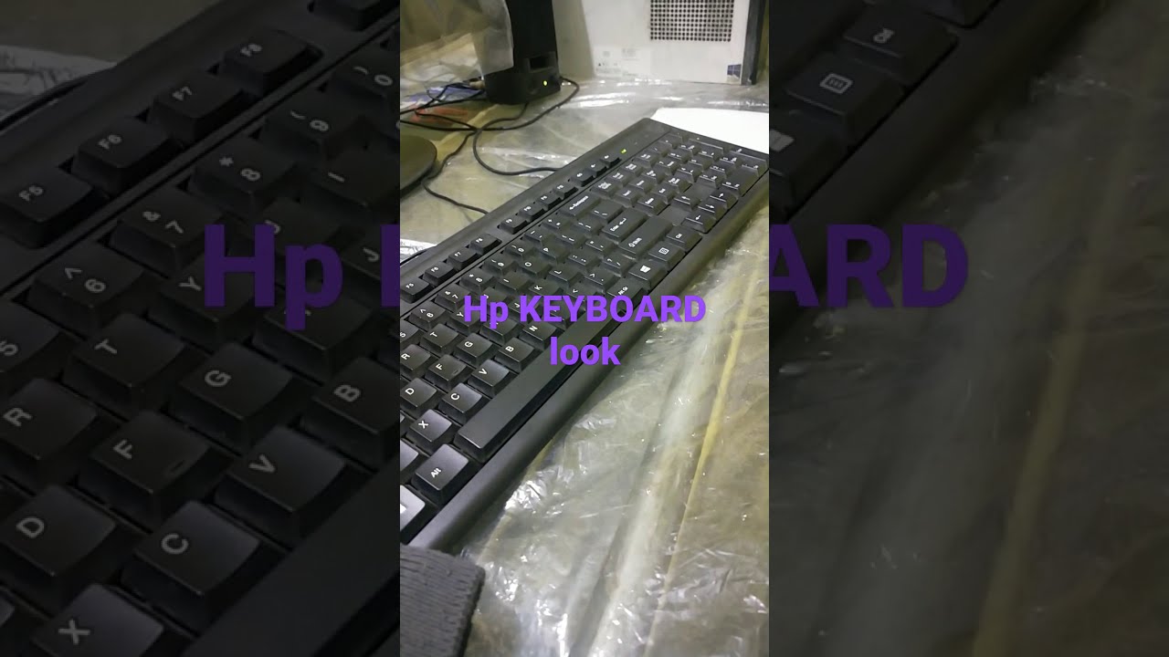 hp keyboard(at a glance look) - YouTube