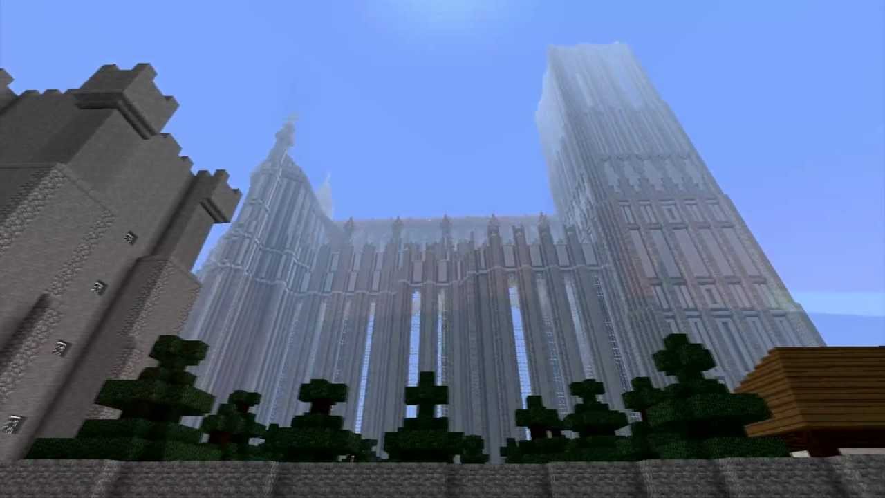 Minecraft Big Church Project Cathedral - YouTube