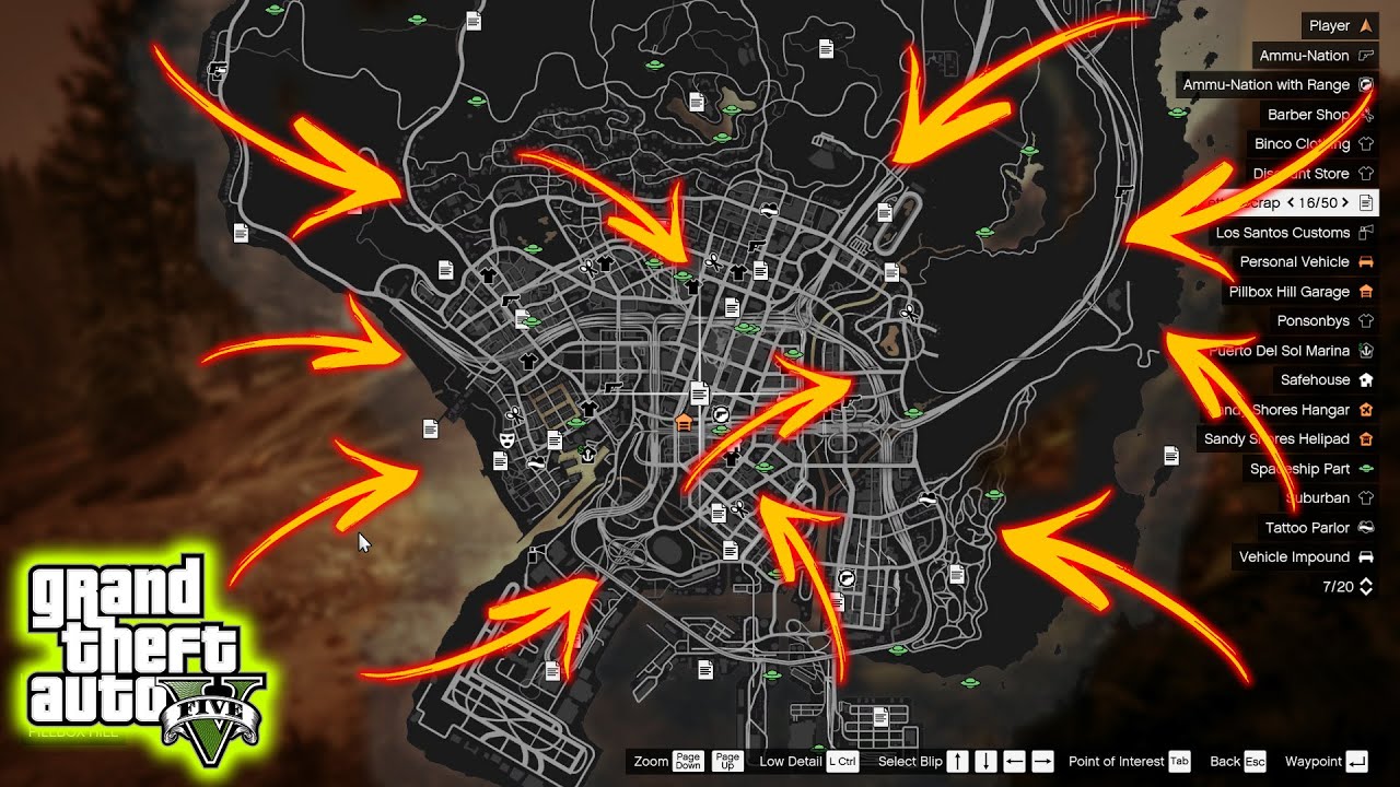 GTA 5 - Top 13 Hidden Secret Locations (XBOX, PC, PS4, PS5) - YouTube