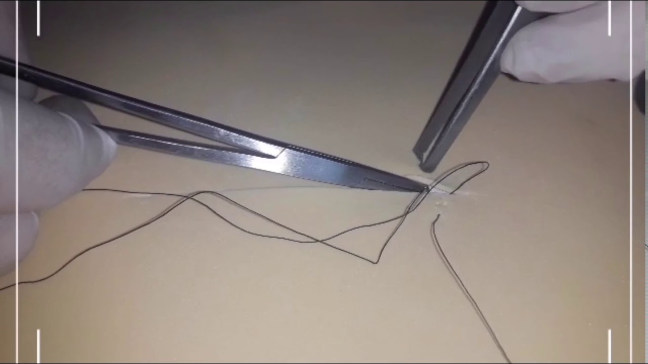 Descripción de punto colchonero vertical - YouTube