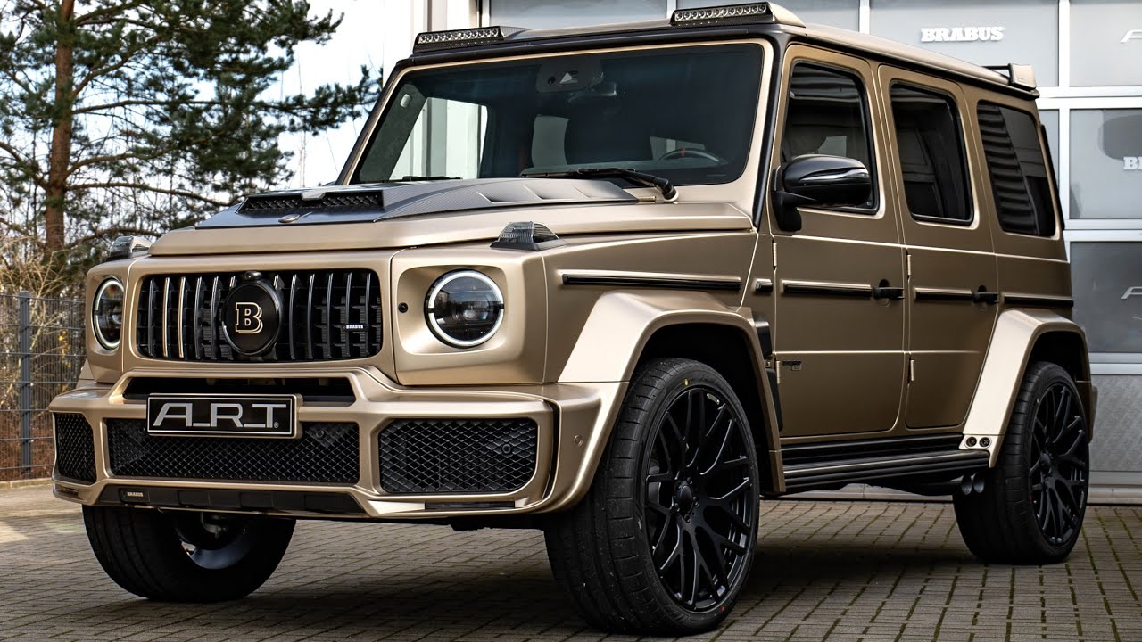 GOLDEN BRABUS 800 + ALL NEW SHADOW INTERIOR // 2024 Mercedes-AMG G63 ...