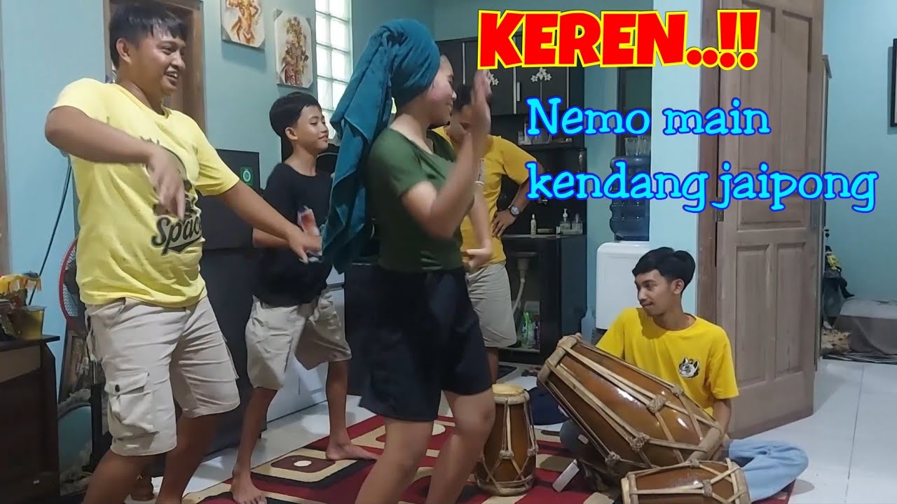 KEREN ABISS..!! Nemo main kendang jaipong - YouTube