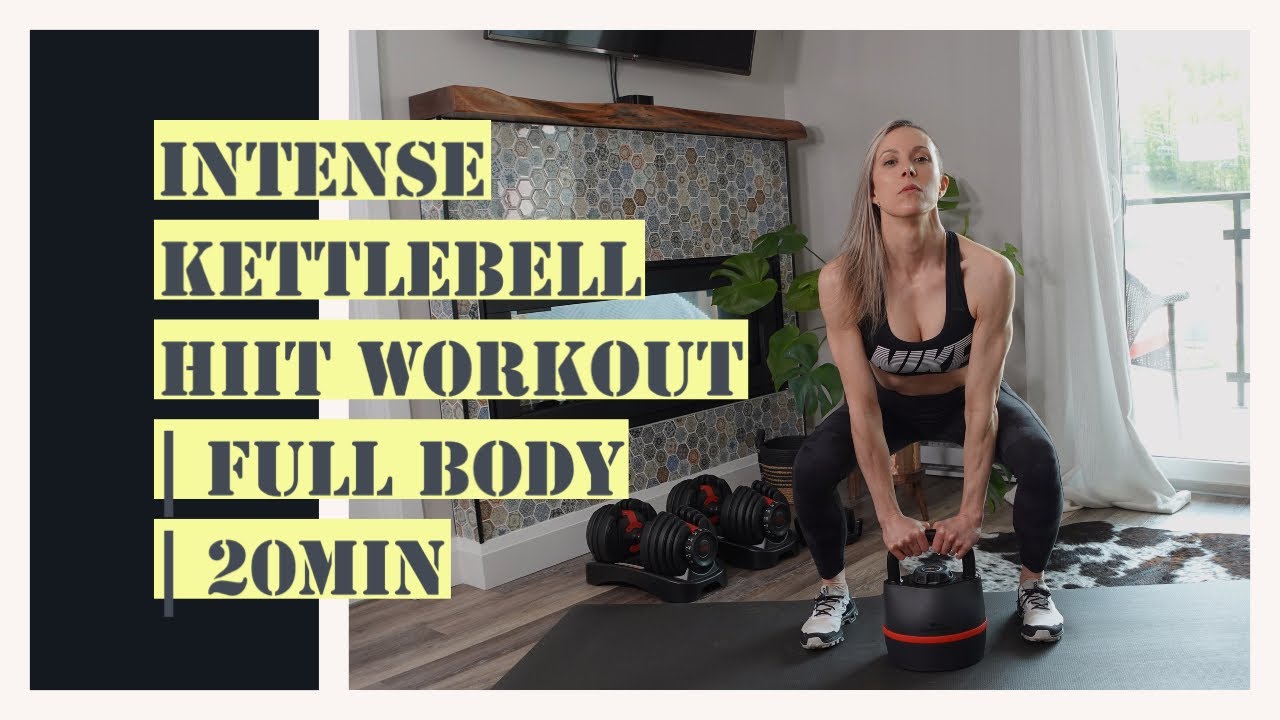Intense kettlebell HIIT workout | Full body | 20 min - YouTube