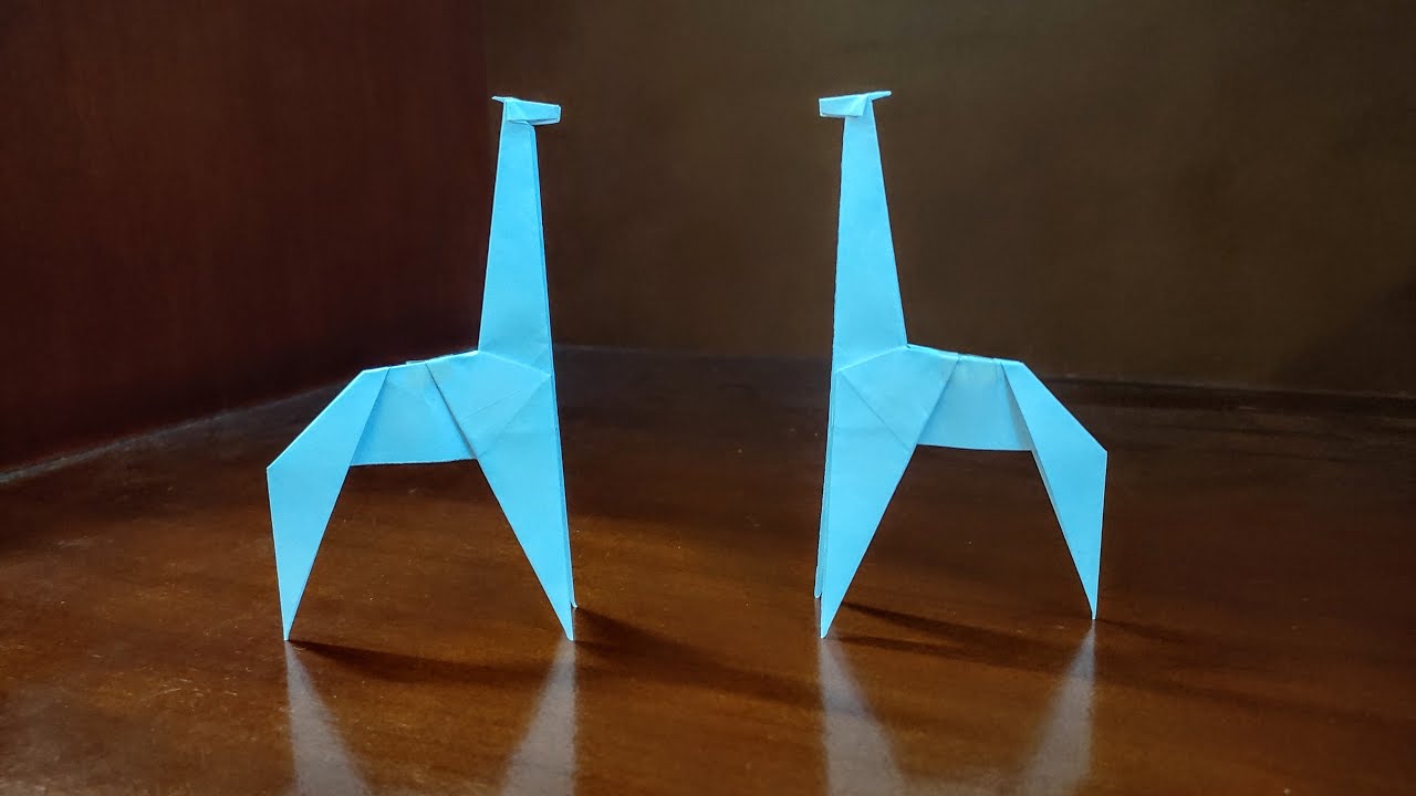 Origami Giraffe Easy - YouTube