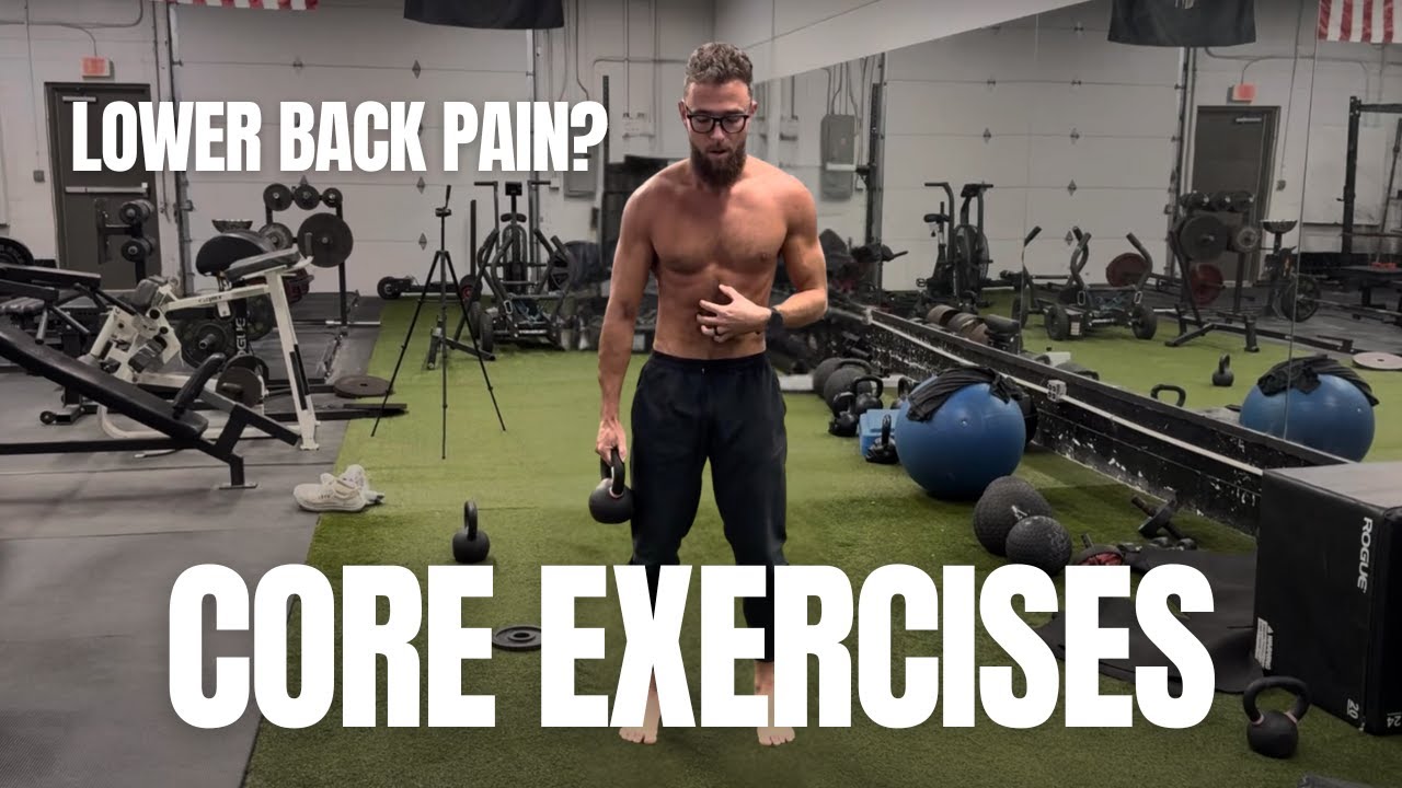 Lower back pain? Try these 3 core exercises - YouTube