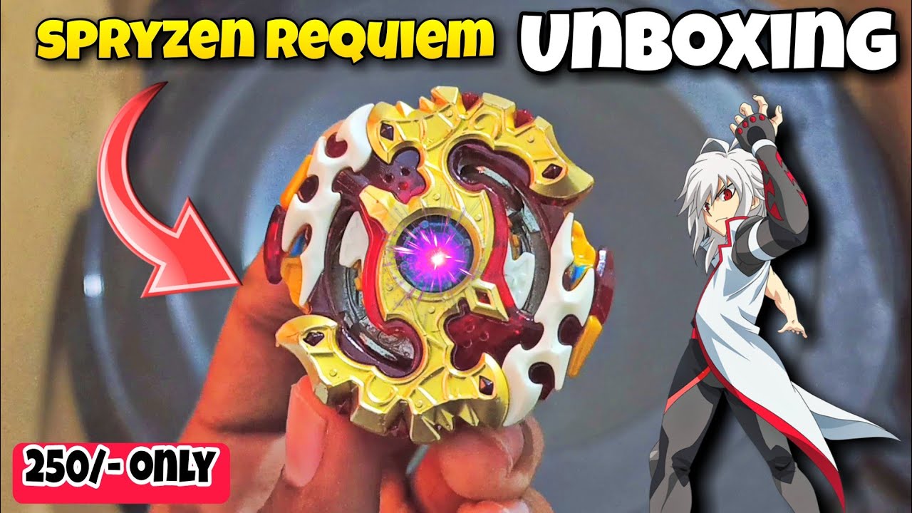 spriggan requiem beyblade unboxing and review | pocket toon - YouTube