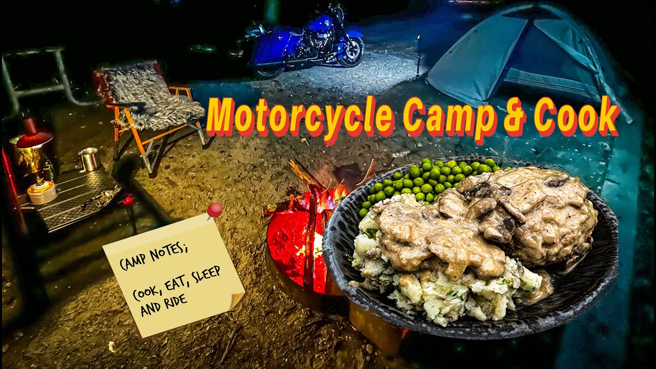 "Cooking up a Storm: Motorcycle Camping in the Great Outdoors" - YouTube