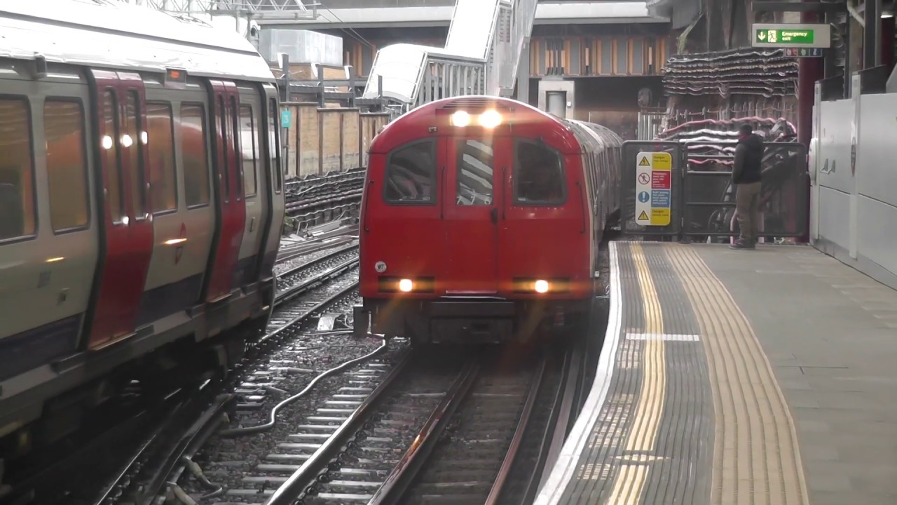 (HD) London Underground C Stock & the Track Recording Train Jan 2014 ...
