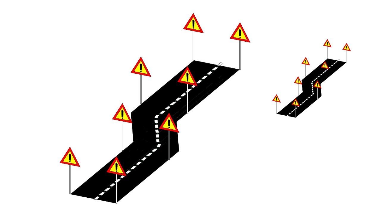 How to Draw a General Warning Sign in AutoCAD 2D - YouTube