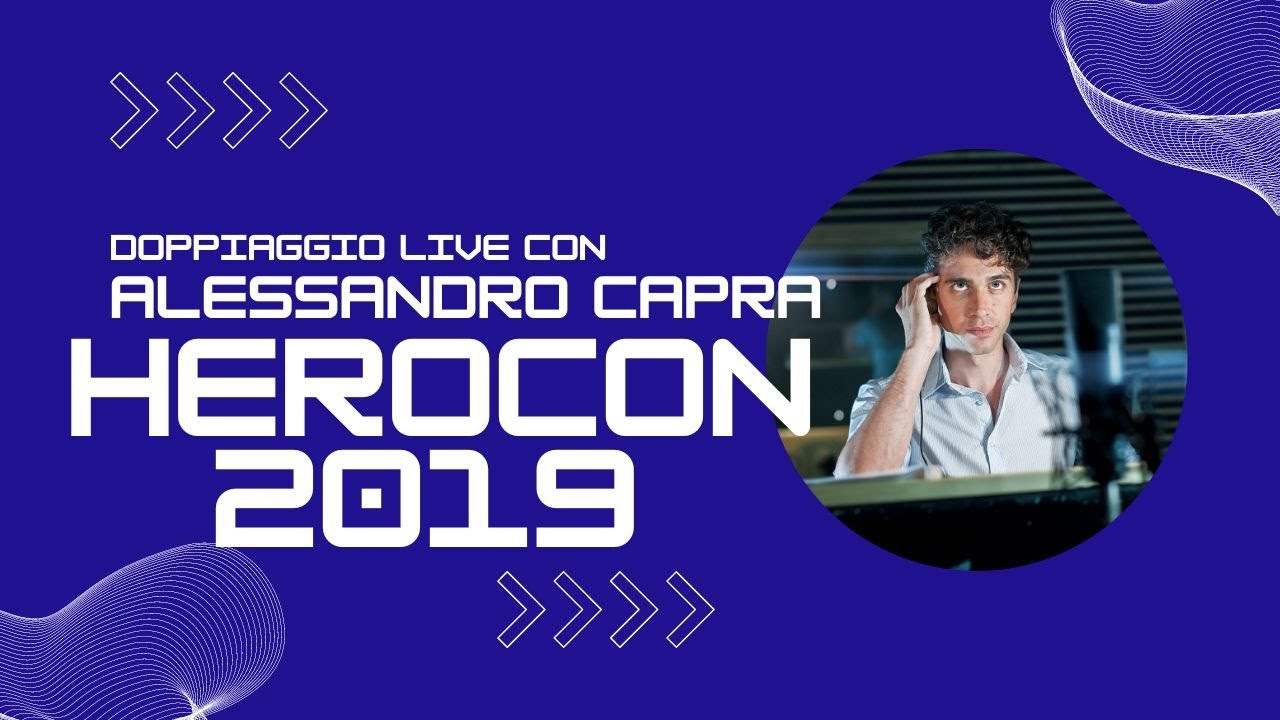 Herocon 2019 - doppiaggio live Alessandro Capra - Detroit: Become Human ...