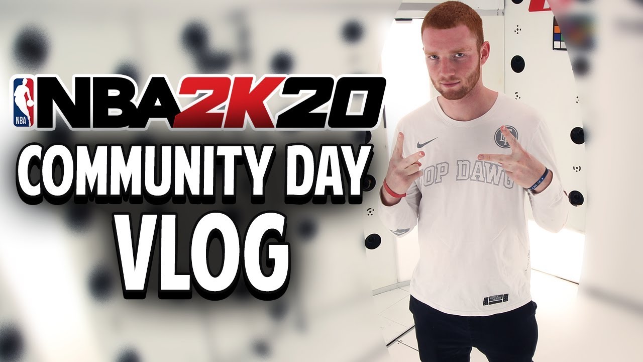 I WENT TO 2K COMMUNITY DAY IN LA & GOT SCANNED INTO NBA 2K20!! 2K EVENT ...