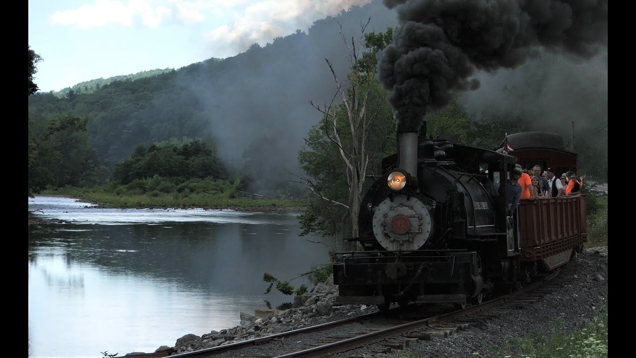 Catskill Mountain RR - Steam in the Catskills Along Esopus Creek - YouTube
