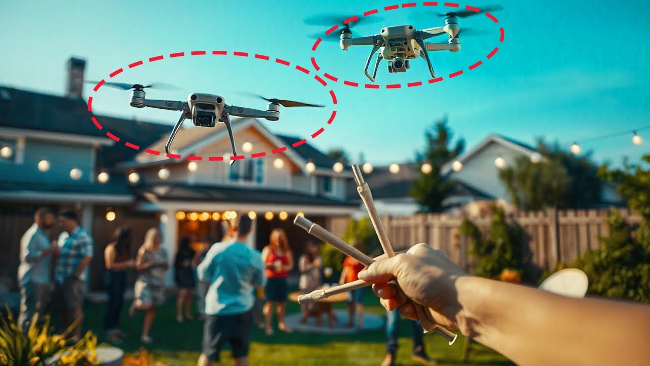 HOA Uses a Drone to Spy on My Backyard Parties – I Took It Down! - YouTube