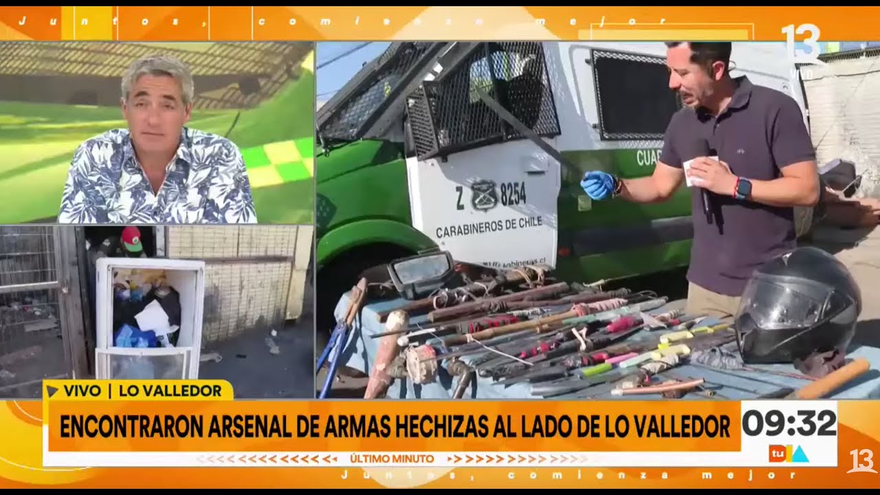 Demuelen toma al costado de Lo Valledor: Encuentran gran cantidad de ...