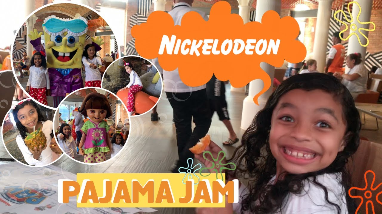 Fuimos al PAJAMA JAM en Nickelodeon Punta Cana 😆🥞Desayuno divertido con ...