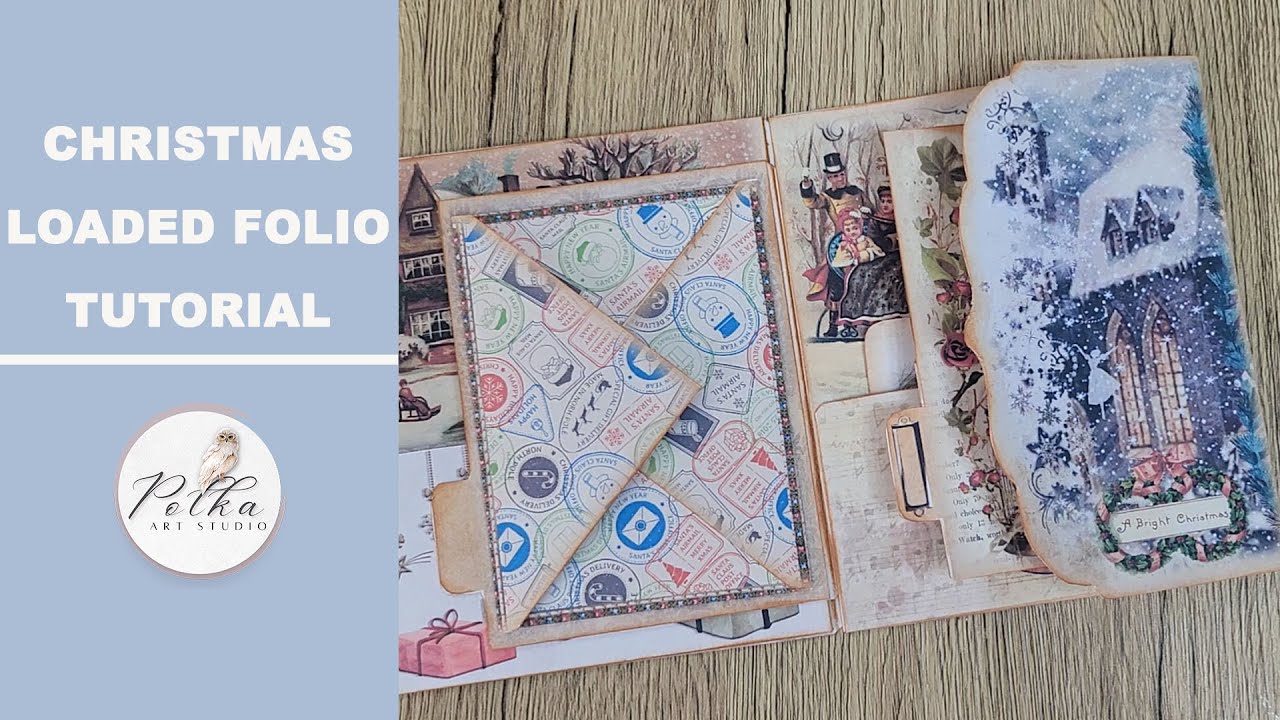 Simple Christmas Loaded Folio Tutorial - YouTube