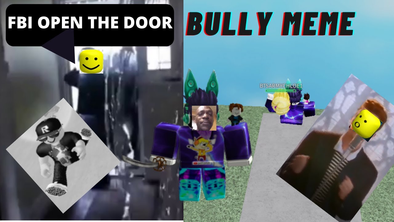 ROBLOX BULLY MEME (FUNNY) - YouTube