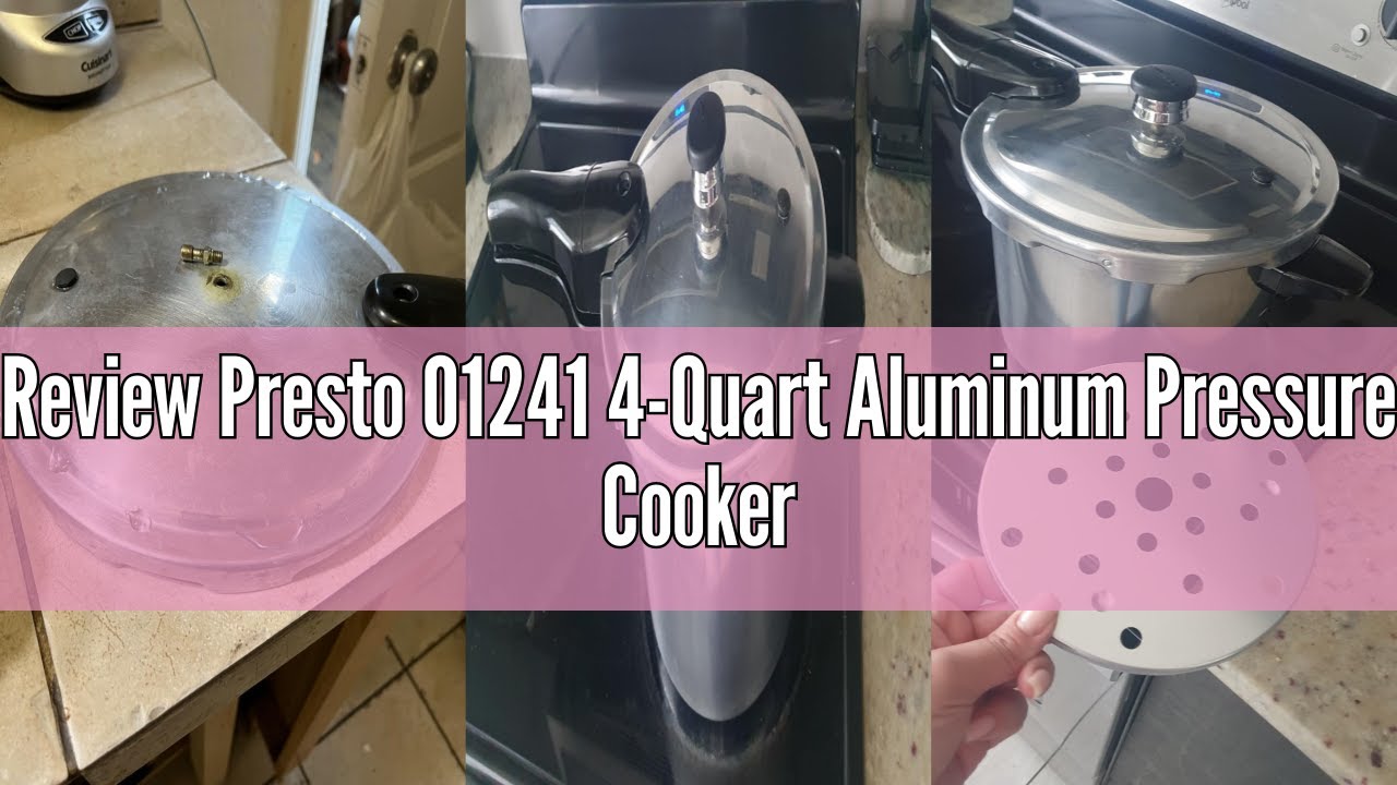 Review Presto 01241 4-Quart Aluminum Pressure Cooker - YouTube