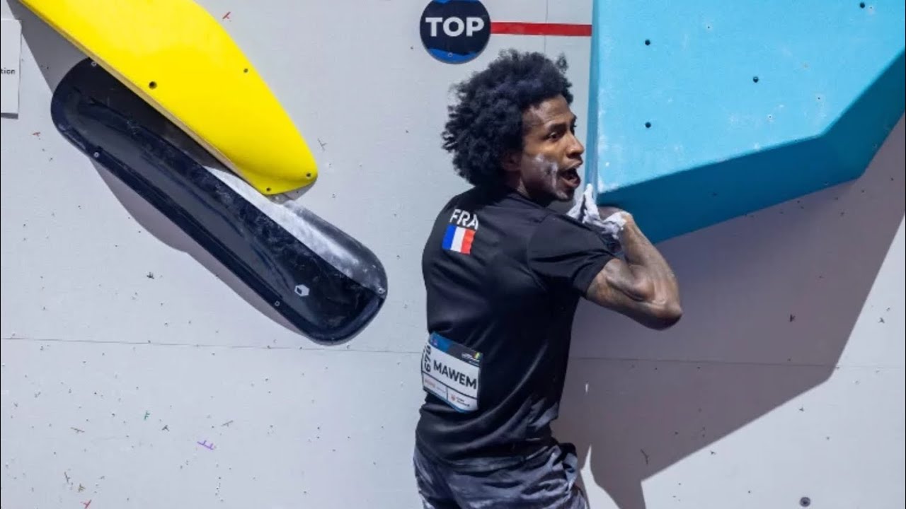 MICKAEL MAWEM CHAMPION DU MONDE DE BLOC (ESCALADE) - YouTube