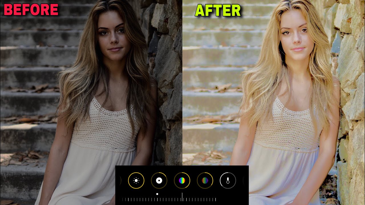 Comment Bien modifier une photo sur iPhone - YouTube