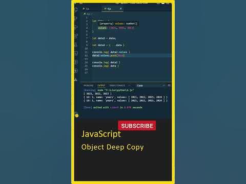 JavaScript Tutorial For Beginners, (JSON Object Deep Copy) JavaScript in Telugu, Java Script # ...