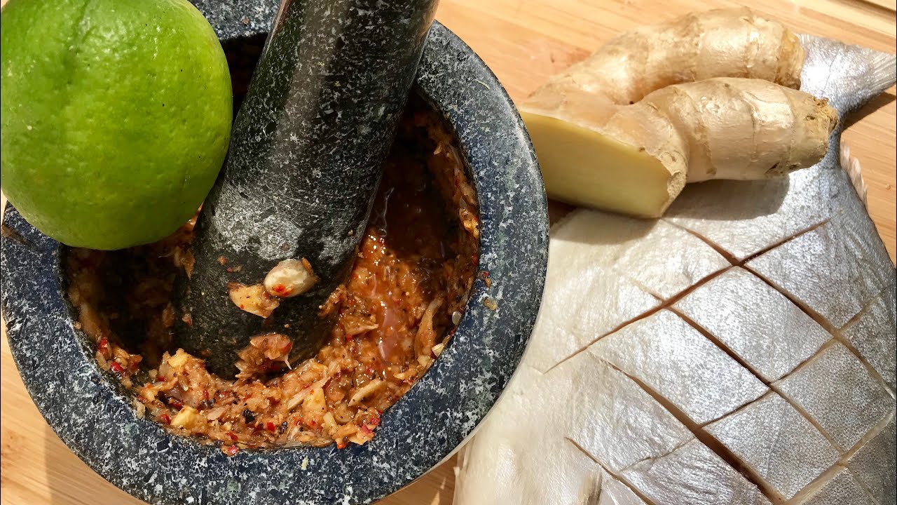 Whole Fish Recipe (Spicy Marinated Fried Pompano) - YouTube