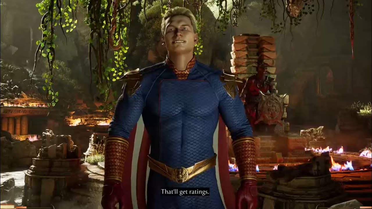 MK1 All Homelander throw lines - YouTube