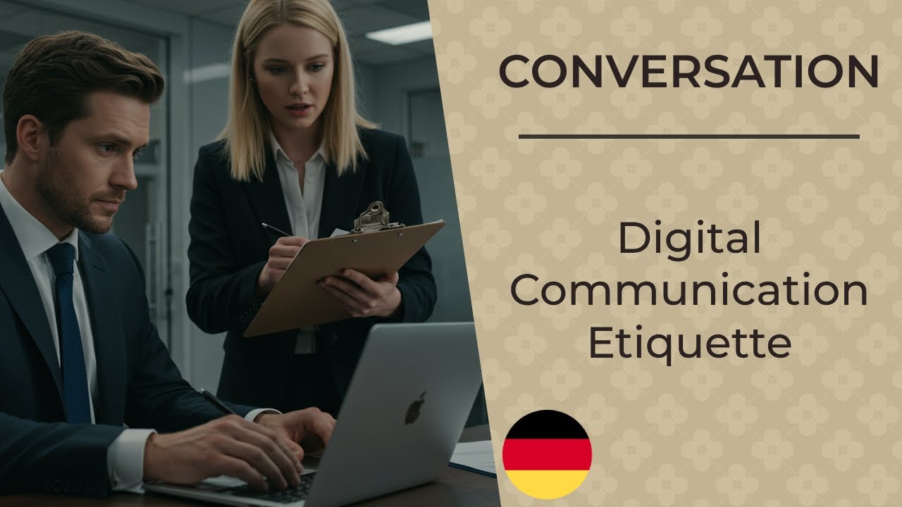 German Conversation - Beginners - Digital Communication Etiquette - YouTube