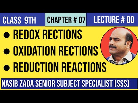 Redox reactions |Chemistry Classes | Chemistry Class | Nasib Zada SSS | Pashto/Poshto - YouTube