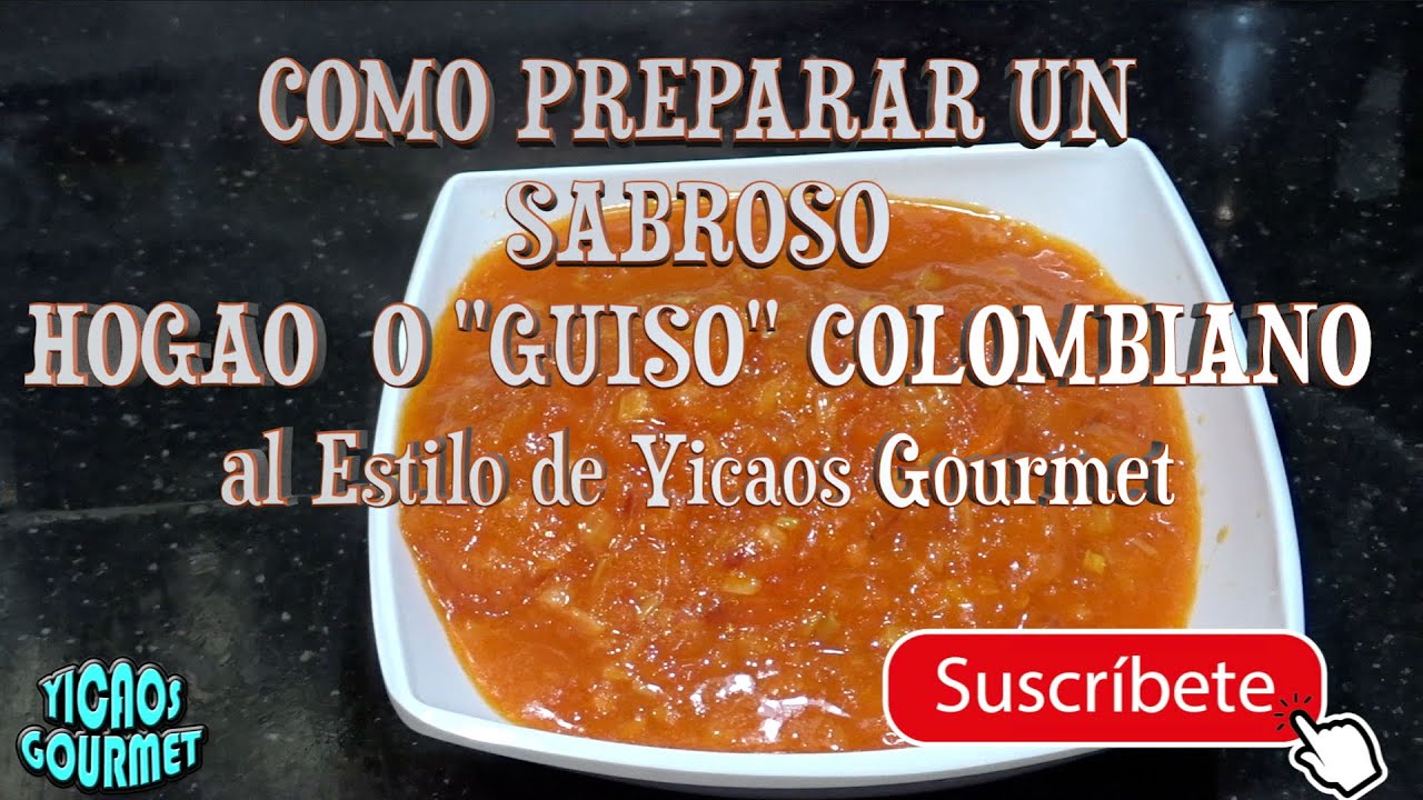 COMO PREPARAR UN SABROSO Hogao o "Guiso" Colombiano #recetasyicaos # ...