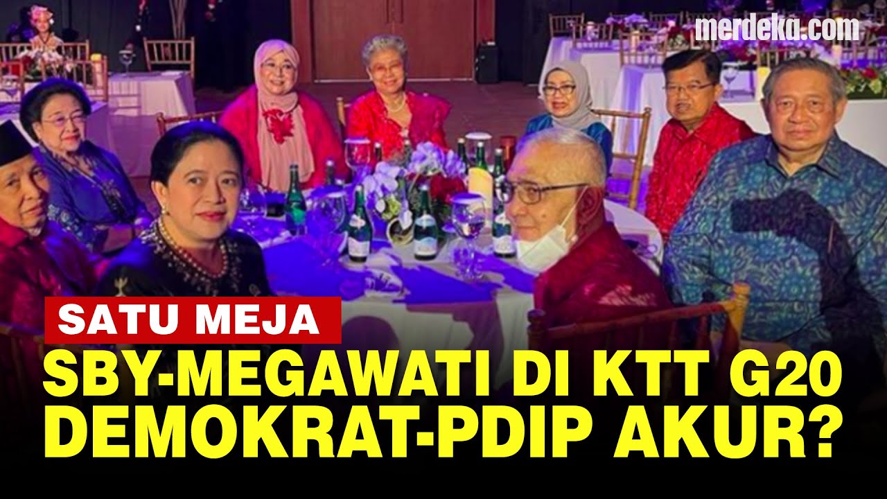Isi Pembicaraan SBY dan Megawati Saat Duduk Satu Meja di KTT G20 ... Isi Pembicaraan SBY dan Megawati Saat Duduk Satu Meja di KTT G20 ...